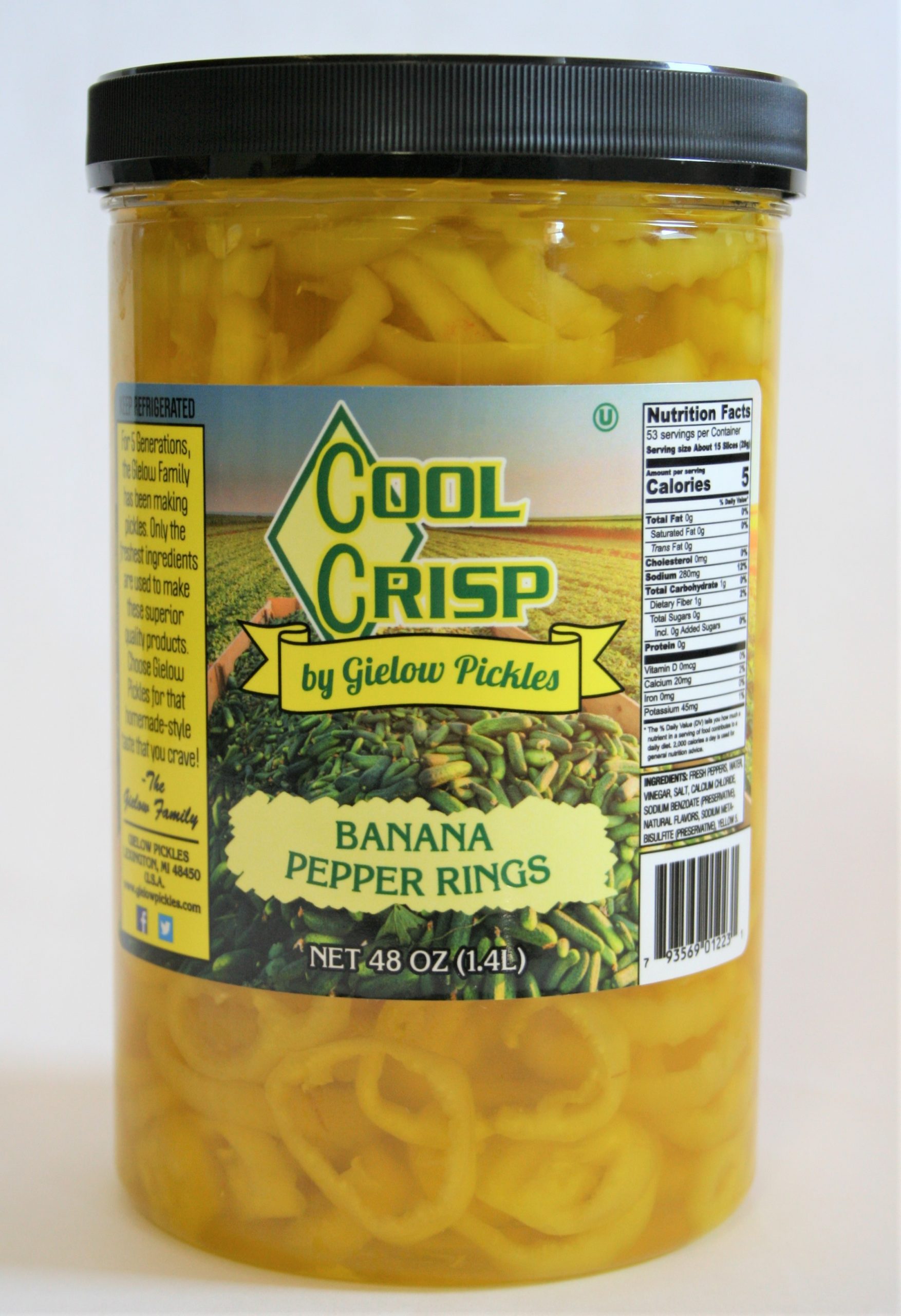 Banana Pepper Rings – Gielow Pickles